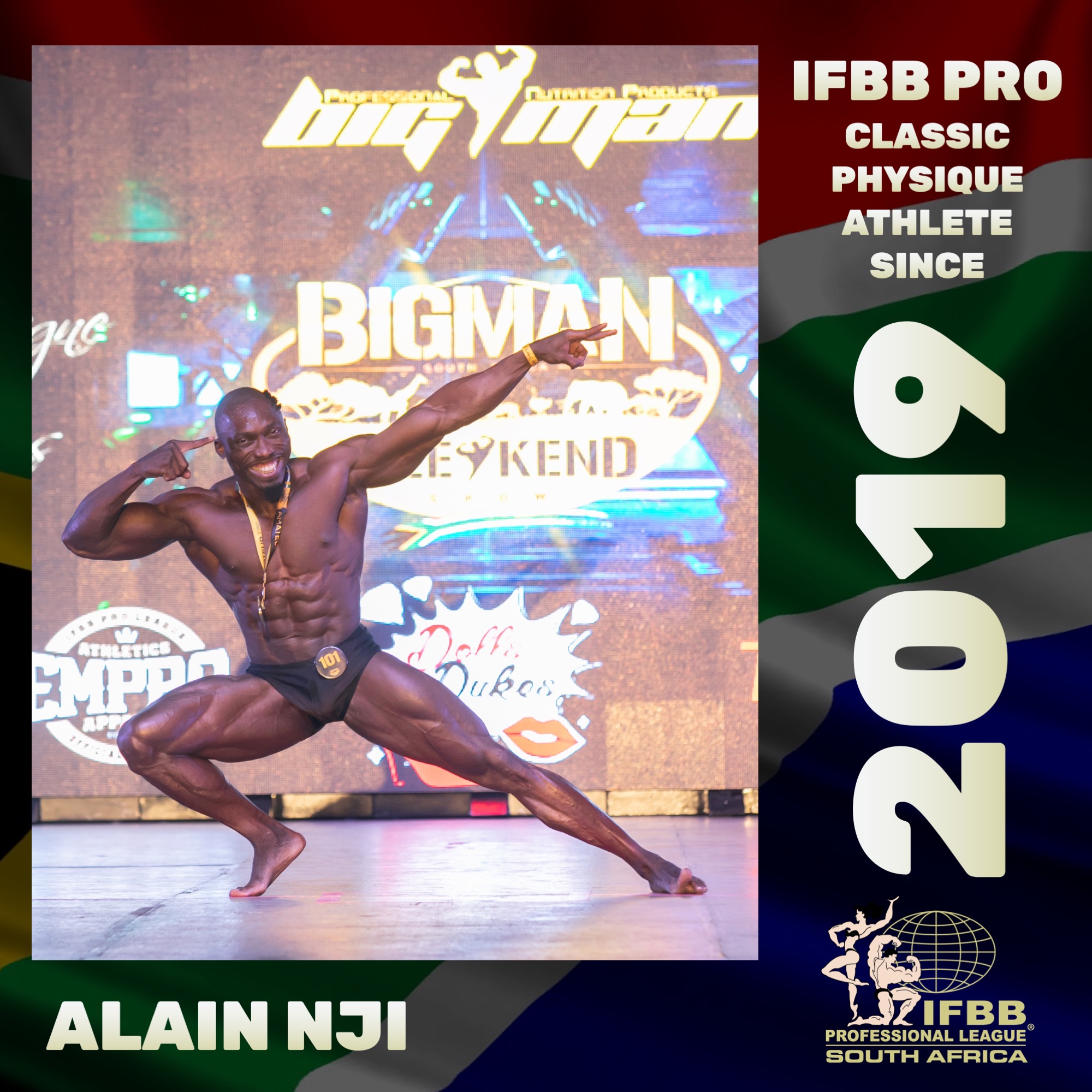 IFBB Pro Classic Physique Alain Nji