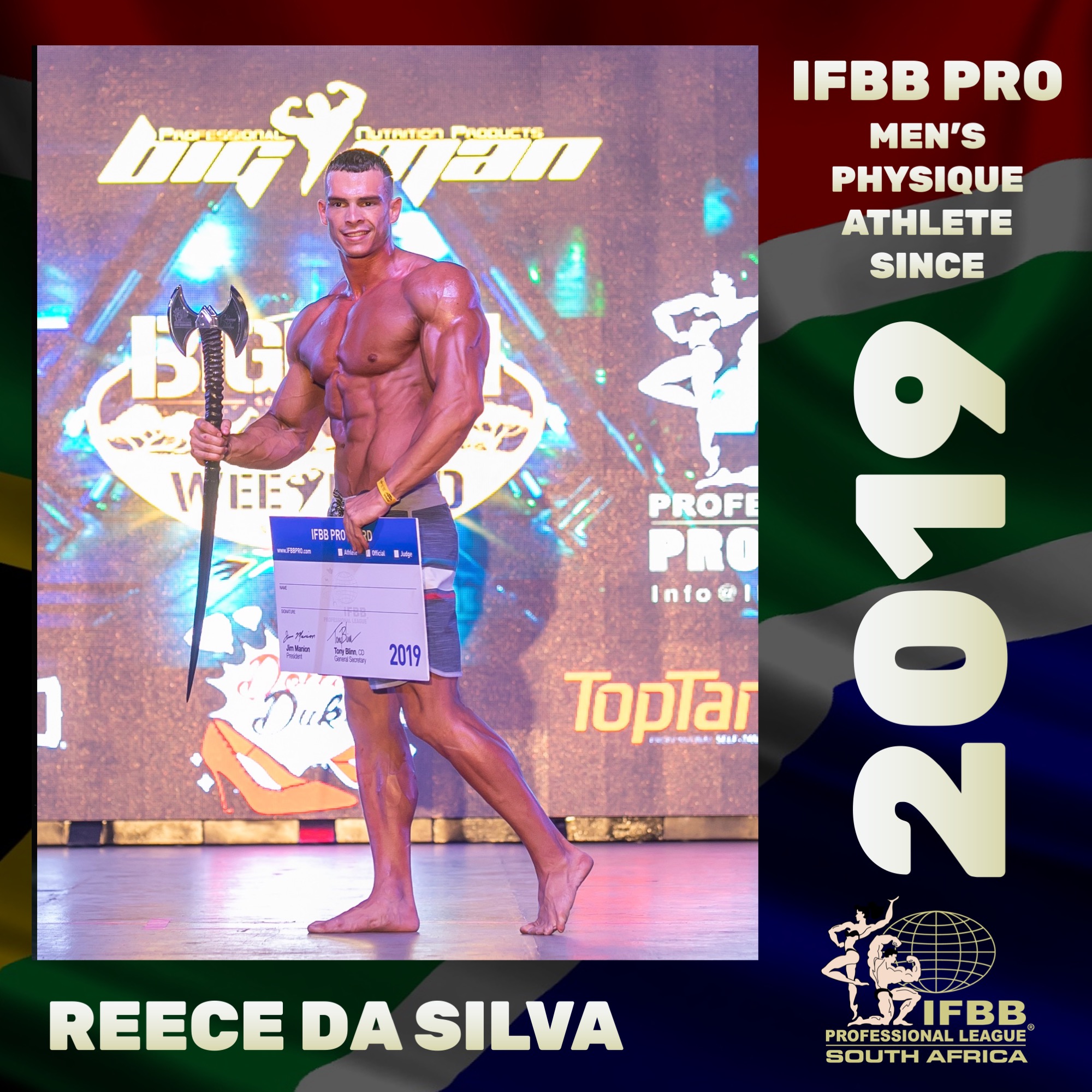 IFBB Pro Mens Physique Reece Da Silva